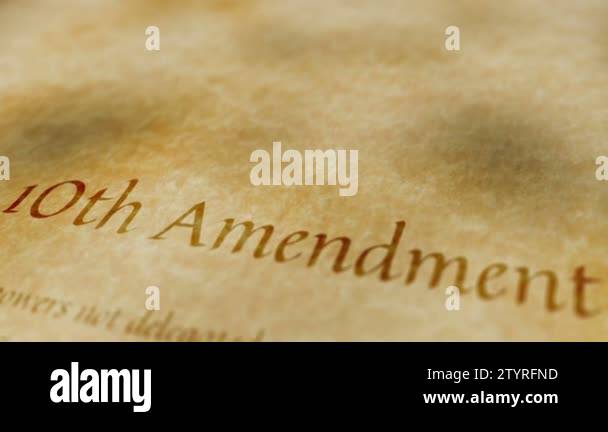 10th amendment Stock Videos & Footage - HD and 4K Video Clips - Alamy