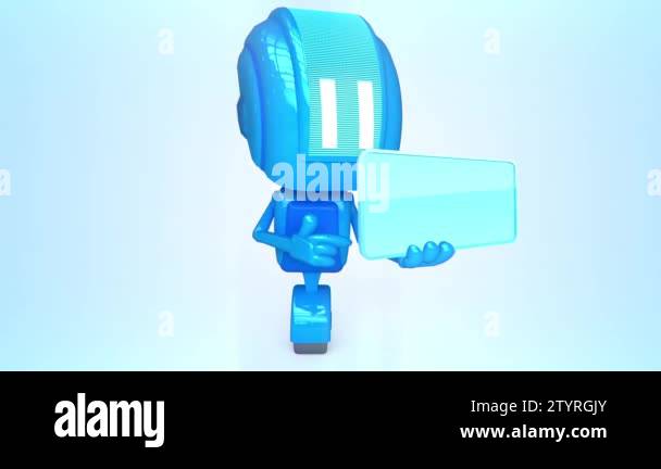 Robot animated 14 Stock Video Footage - Alamy