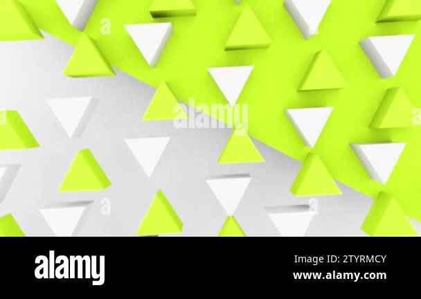 Abstract 3D triangle shapes background with different colors. Set 4K ...