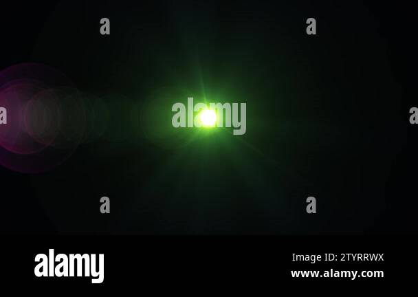 Optical Light Lens Flare Background Fade In And Out/ 4k animation of ...