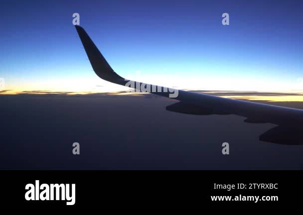 Airplane wing sunset 4k Stock Videos & Footage - HD and 4K Video Clips ...