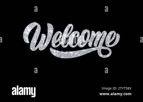 Welcome Blinking Text Blinking Text Wishes Particles Greetings ...