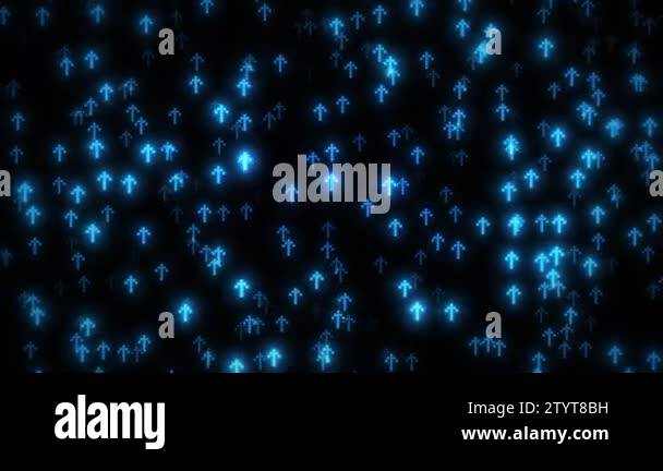 Arrows Technology Background/ 4k animation of an abstract business and ...