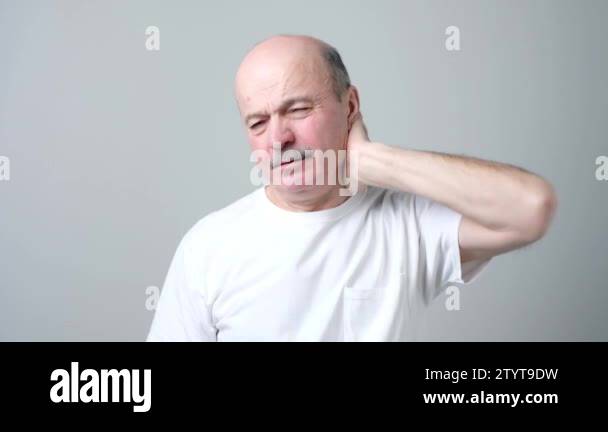 Man holding neck hand Stock Videos & Footage - HD and 4K Video Clips ...