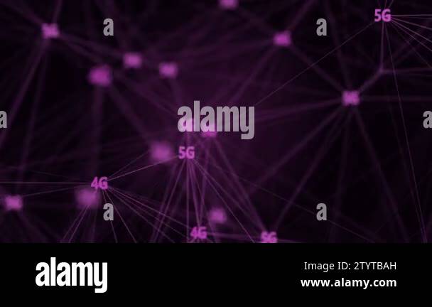 IOT Internet of things connected devices cloud computing on 5G network ...