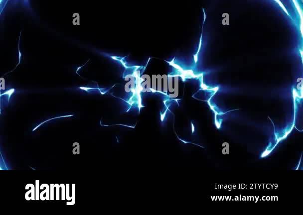 Action Electricity And Energy Effect/ 4k animation of power dynamic ...