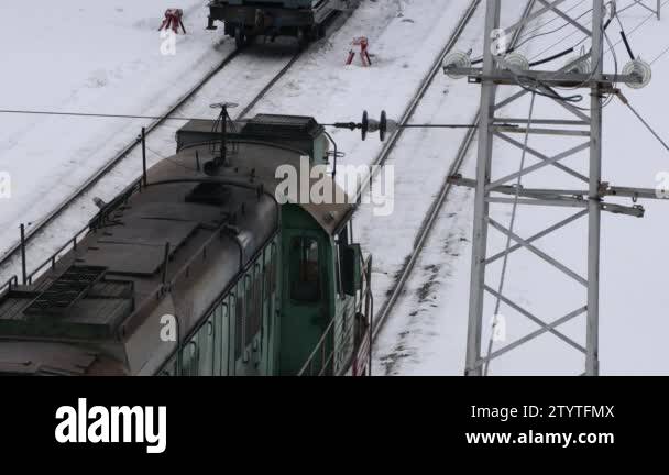 Soviet freight train diesel locomotive Stock Videos & Footage - HD and ...