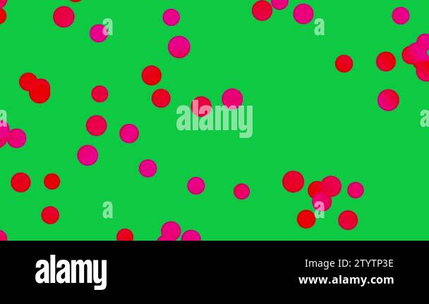 Psychedelic animated background on green screen background. Transform ...
