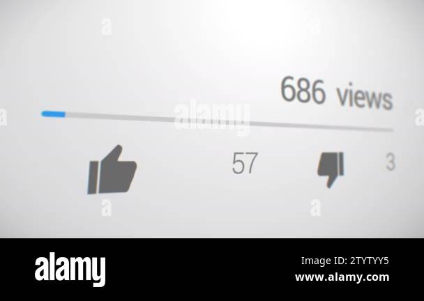 1 Million Views Counter Clip 4K Stock Video Footage - Alamy