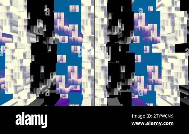 Texture crash digital visual animation Stock Video Footage - Alamy