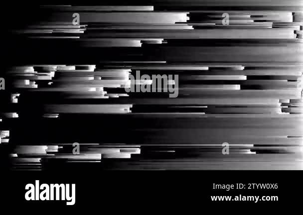 Abstract seamless loop animation of pixel sorting pattern glitch effect ...