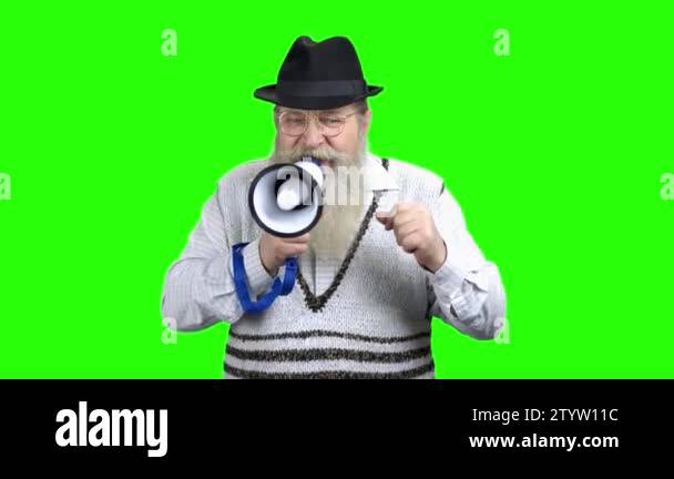 Man speaking in megaphone Stock Videos & Footage - HD and 4K Video ...