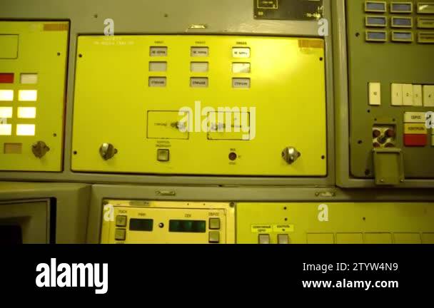 soviet control panel for launching intercontinental ballistic missiles ...