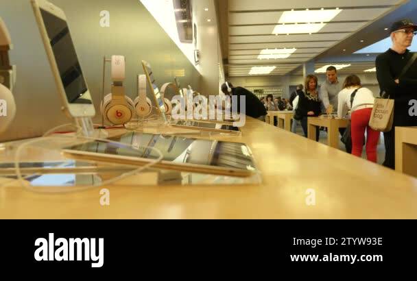 NEW YORK CITY - JUNE 23: Apple Store in New York City. As of June 2012 ...