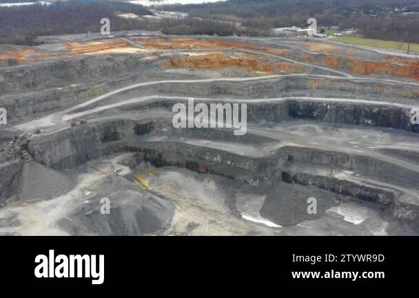 Coal mining quarry rocks aerial Stock Videos & Footage - HD and 4K ...