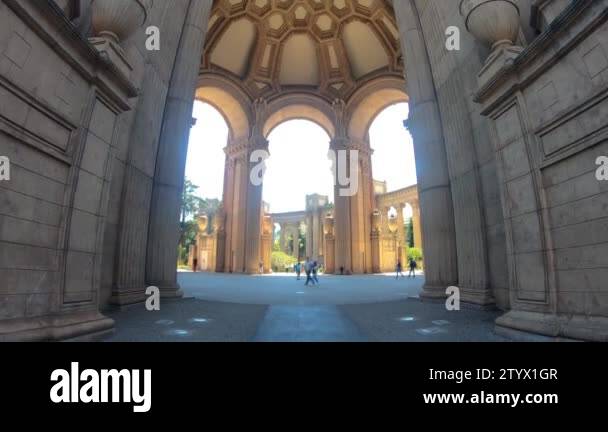 San Francisco, California, USA - August 2019: The Palace of Fine Arts ...