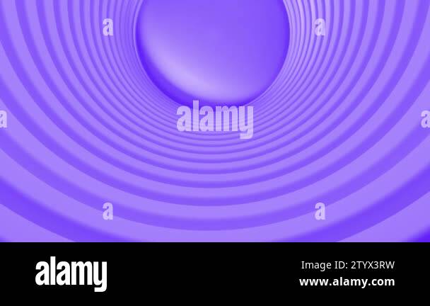 Abstract 3d circle round shape corridor with light effect flying. 4K ...