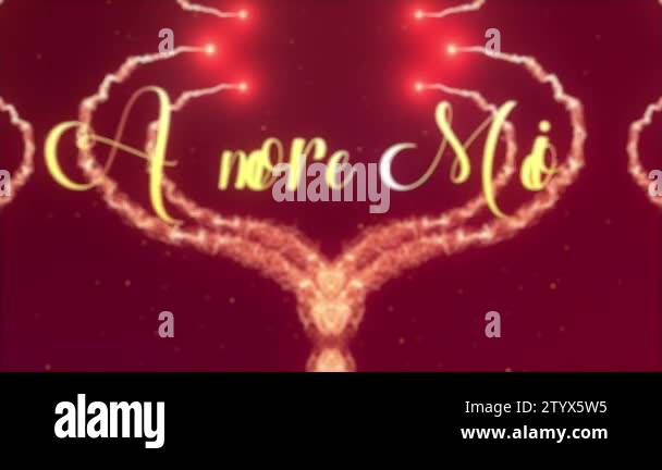 Amore Mio Love confession. Valentines Day heart made of red wine splash ...