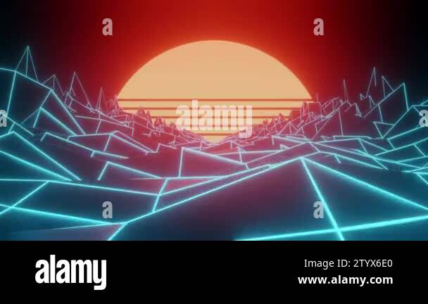 80s graphics sunset Stock Videos & Footage - HD and 4K Video Clips - Alamy