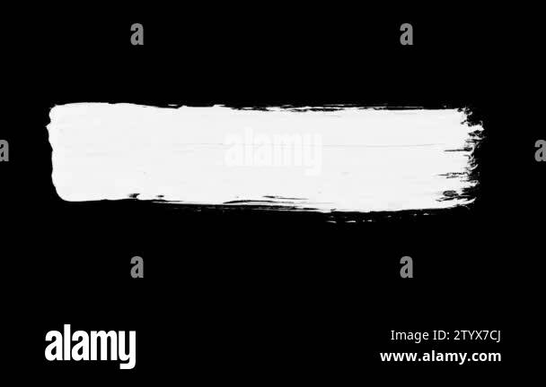 Paint Brush Strokes Frame Mask Background/ 4k animation of a realistic ...