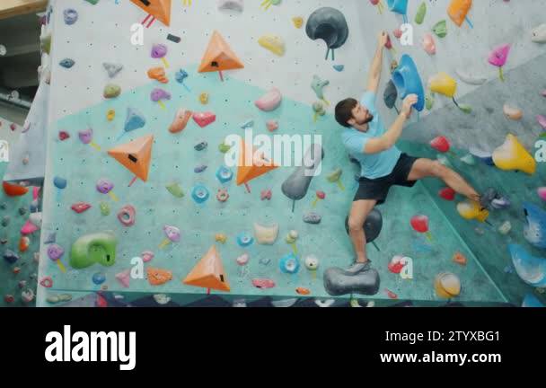 Extreme athlete gripping wall Stock Videos & Footage - HD and 4K Video ...