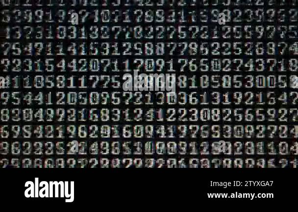 Binary Code On The Monitor Screen Shooting Of A Binary Code Background Stock Video Footage Alamy 4621