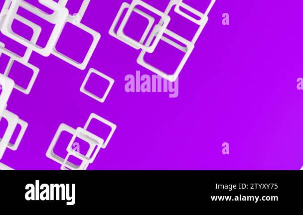 Abstract background 3d color squares shapes 4k animation. Looping ...