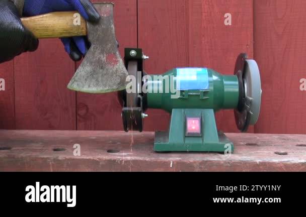 Sharpening old axe on electrical Stock Videos & Footage - HD and 4K ...