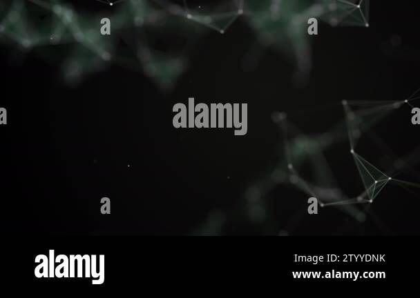 White abstract technology and caliginous background with plexus elements and depth of field ...