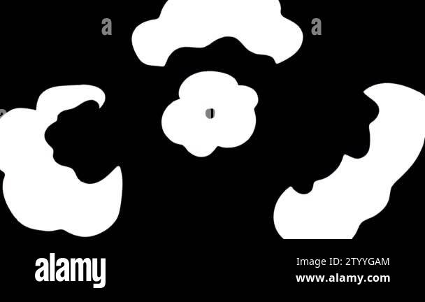 Smoke special effects template animation alpha channel. Cartoon steam ...