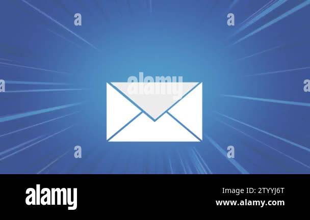 Animation email envelope digital icons Stock Videos & Footage - HD and ...