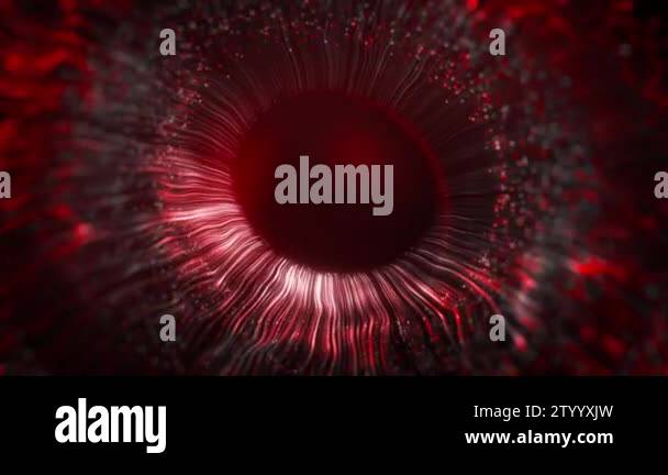 Red and grey colored lines after a flash scatter out of a bright white ...