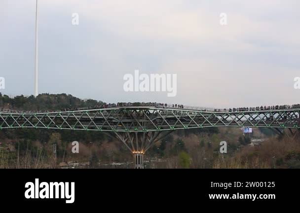 TEHRAN, IRAN, APRIL 2019: Heavy traffic jam in Tehran the capital city ...