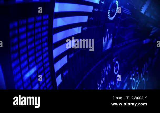 Business infographics with diagram loop animation. Charts and graphs ...