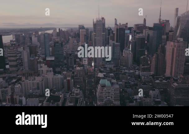 Times square building from above Stock Videos & Footage - HD and 4K ...