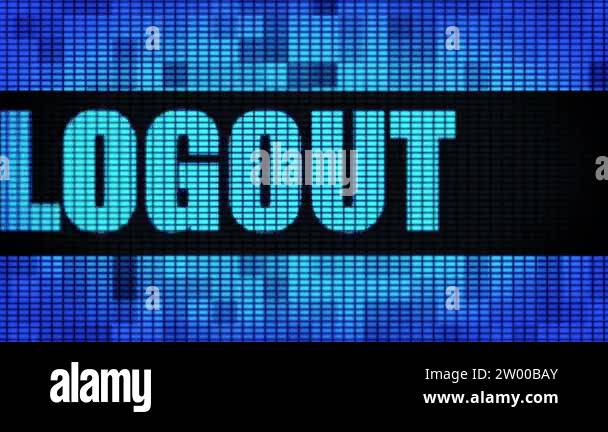 Login logout sign Stock Videos & Footage - HD and 4K Video Clips - Alamy