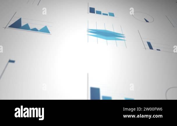 Business Stats And Infographics Layout Pack/ 4k animation of a set of ...
