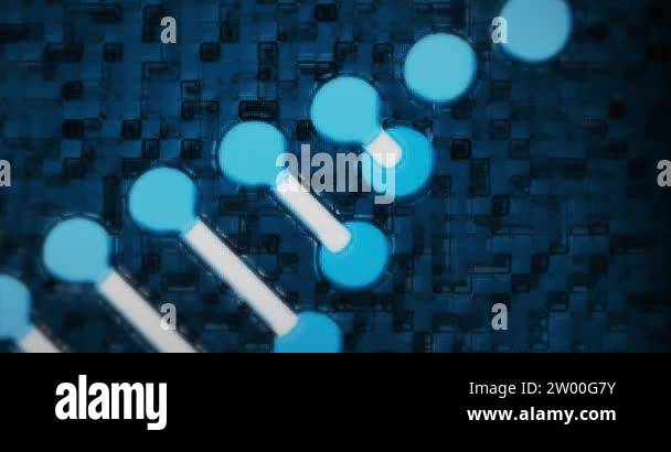 Science concept pixelated blue Stock Videos & Footage - HD and 4K Video ...