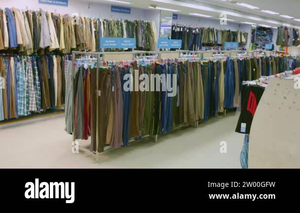 beautiful luxury clothes store and shopping mall interior, Interior of ...