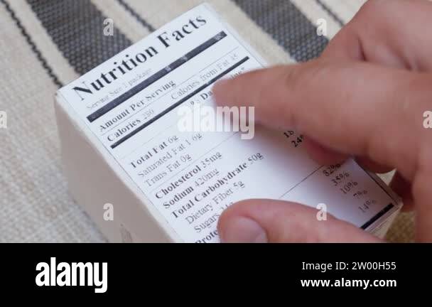 Nutrition labels Stock Videos & Footage - HD and 4K Video Clips - Alamy
