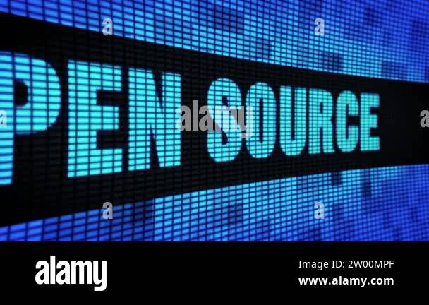 Open Source Front Text Scrolling LED Wall Pannel Display Sign Board ...