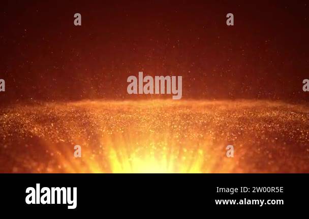 Golden particles rays background is a spectacular motion graphics ...