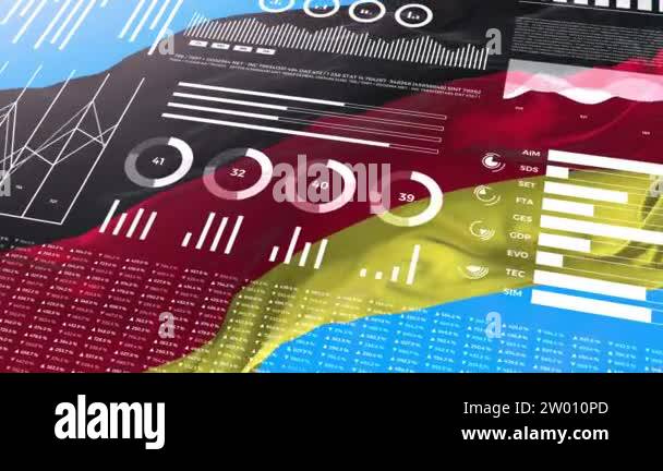 Germany informational analysis reports and financial data, infographics ...