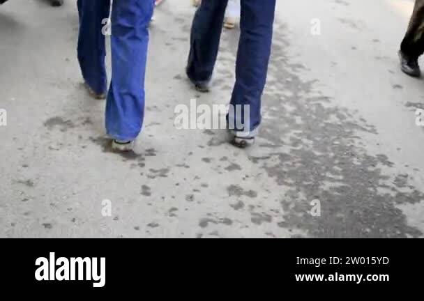 Crowd people walking on road Stock Videos & Footage - HD and 4K Video ...