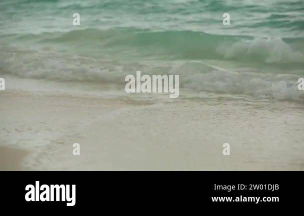Abstract water background. Slow motion looping clean water ripples and ...