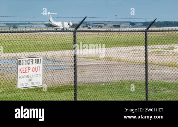 Airport perimeter fence Stock Videos & Footage - HD and 4K Video Clips ...