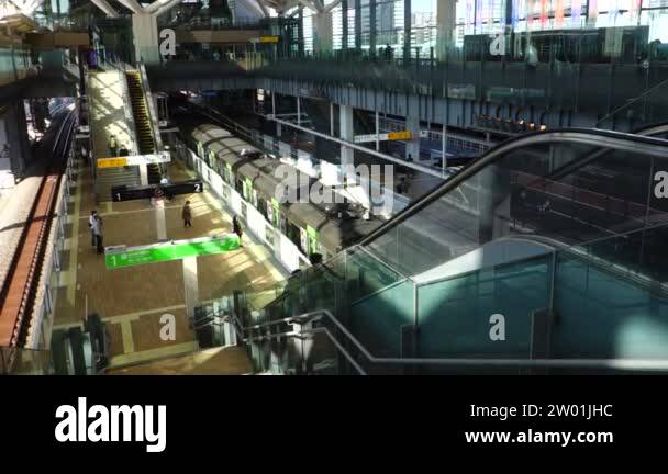 April 4, 2020, Tokyo Japan, Tokyo Yamanote Line 30th New Station ...