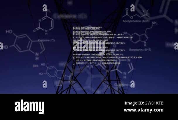 Digital animation of chemical structures and program codes appearing in ...