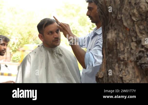Roadside barber india Stock Videos & Footage - HD and 4K Video Clips ...