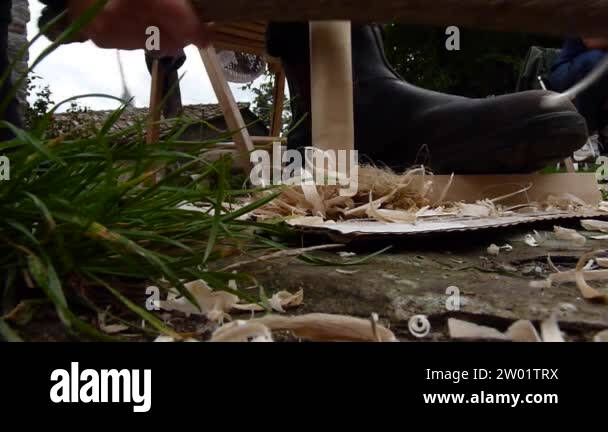 Friction fire Stock Video Footage - Alamy